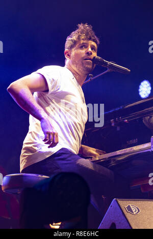 Spanish singer Pablo Lopez performs at the Wizink Center Featuring ...