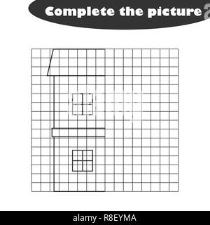 Black and White Cartoon Illustration of Educational Basic Geometric ...
