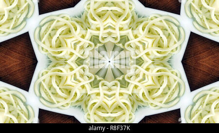 Abstract Breakfast Photo Symmetric Pattern Ornamental Decorative ...
