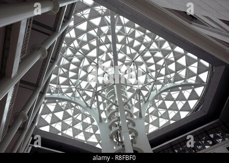 The metal-framed glass dome known as the “Tree of Life” designed by the ...