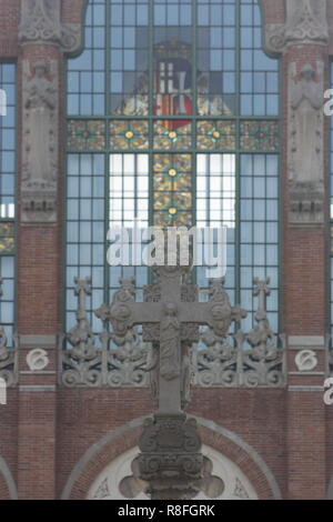 Antoni Gaudí work at Hospital de Sant Pau, Barcelona Stock Photo - Alamy