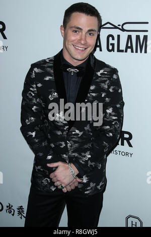 BEVERLY HILLS- OCTOBER 13: Colton Haynes at amfAR Los Angeles 2017 at ...