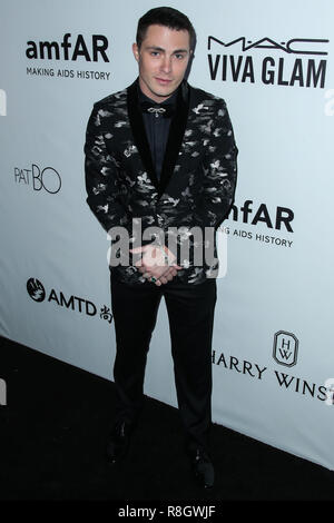 BEVERLY HILLS- OCTOBER 13: Colton Haynes at amfAR Los Angeles 2017 at ...