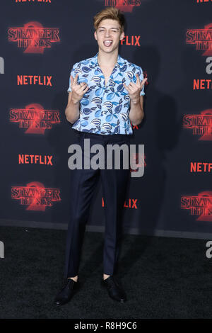 Ricky Garcia attending Netflix's Stranger Things 2 Premiere Event Stock ...