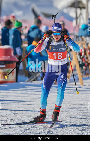 Lenzerheide, Switzerland, 15th December 2018. Nico Salutt during the ...