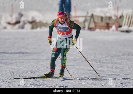 RIETHMUELLER Danilo, Men 15 Km Mass Start during the BMW IBU World Cup ...