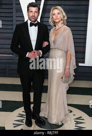 Patrick Dempsey arriving at the Vanity Fair Oscar Party in Beverly ...