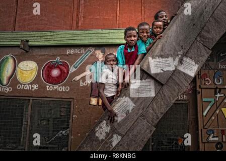 Ghana, Accra, in the Sodom and Gomorrah slums Stock Photo - Alamy