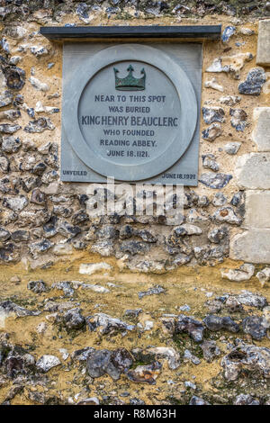 Burial Place Of King Henry Beauclerc, Abbey Ruins, Reading Berkshire UK ...