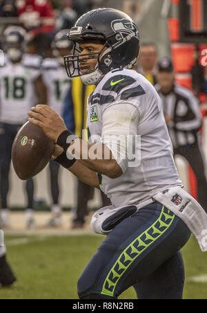 December 16, 2018: Seattle Seahawks head coach Pete Carroll during the ...