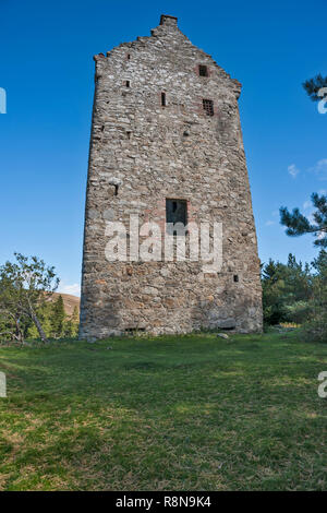 Invermark Castle ruin Glen Esk Angus Scotland Stock Photo - Alamy