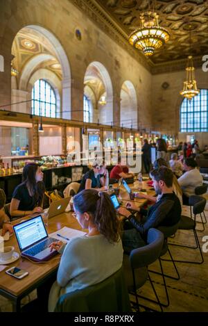 Canada, Quebec, Montreal, Crew Collective & Cafe, former Royal Bank ...