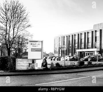 The Nuffield Health private hospital in Newcastle-under-Lyme in ...
