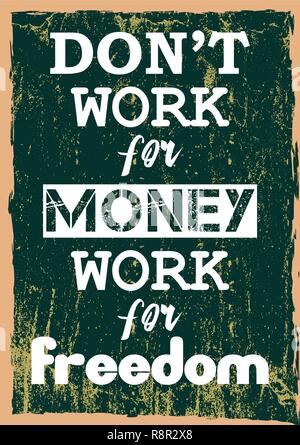 Freedom work concept Stock Vector Image & Art - Alamy