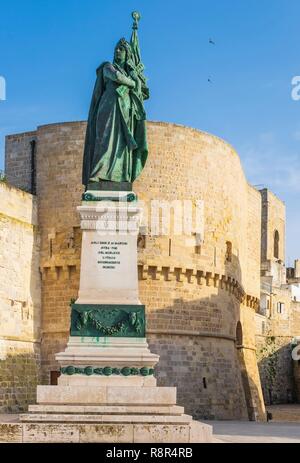Italy Apulia OTranto Ramparts of the Torre Matta Stock Photo - Alamy