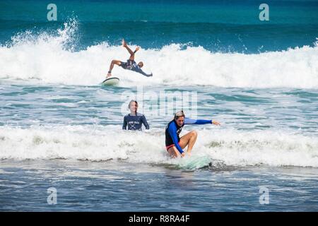 Indonesia, Bali, South, Seminyak, surf lessons Stock Photo - Alamy