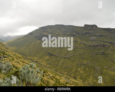 Mackinder's Valley in Mount Kenya Stock Photo - Alamy