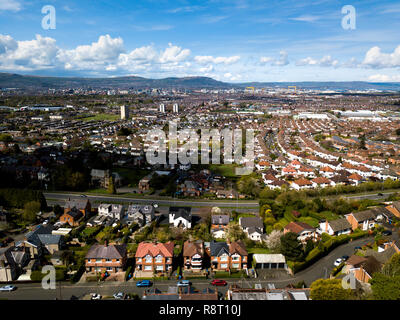 Aerial views of Belfast, Northern Ireland Stock Photo - Alamy