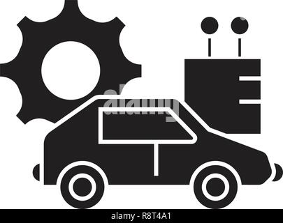 autonomous vehicle vector icon isolated on transparent background ...