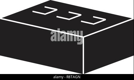 single brick building icon Stock Vector Image & Art - Alamy