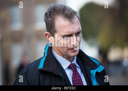 London, UK. 17th December, 2018. Ruth Smeeth taling to the media on ...