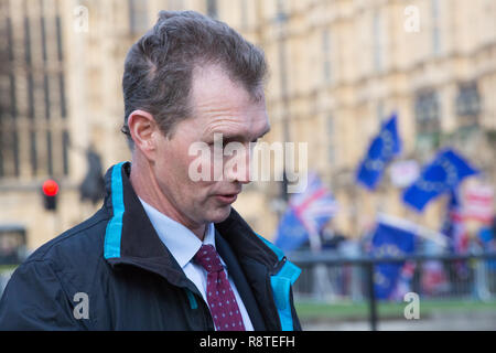 London, UK. 17th December, 2018. Ruth Smeeth taling to the media on ...