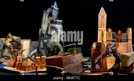 ADELAIDE, AUSTRALIA - JULY 10, 2017: HBO authorized pop up map of Game ...