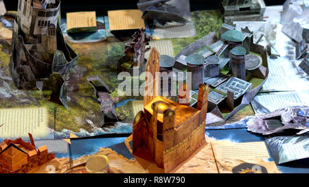 ADELAIDE, AUSTRALIA - JULY 10, 2017: HBO authorized pop up map of Game ...