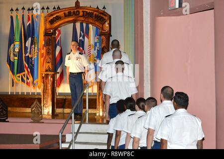 SCHOFIELD BARRACKS, Hawaii- Noncommissioned officer (NCO) inductee, Sgt ...