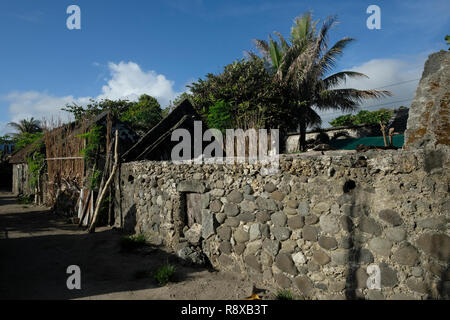 Traditional Sinadumparan Ivatan houses made in rubble masonry stone set ...