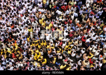 aerial view of Mob, bombay mumbai, maharashtra, india Stock Photo - Alamy