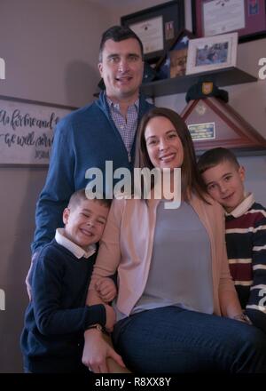 2018 Army Spouse of the Year recipient Krista Anderson poses for a ...