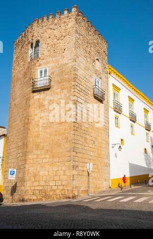 Palace of the Dukes of Cadaval in Evora, Portugal Stock Photo - Alamy