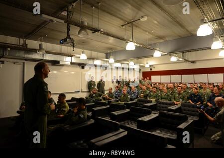Air Officer Commanding No 1 Group Air Vice-Marshal Mark Flewin after ...