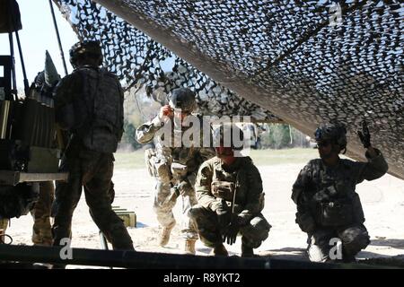 Lt. Col. Patrick C. Moffett, commander for 1st Battalion, 9th Field ...
