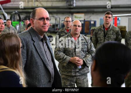 U.S. Air Force Major Matt Ables, with the 328th Air Refueling Squadron ...