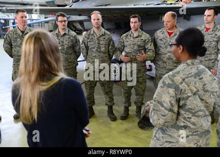 U.S. Air Force Major Matt Ables, with the 328th Air Refueling Squadron ...