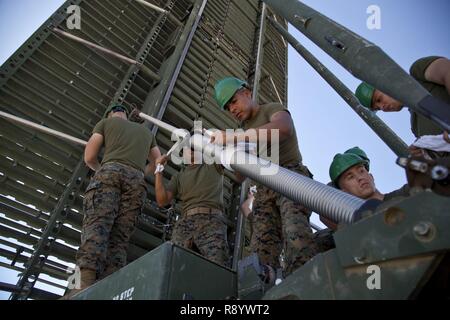 U.S. Marines assigned to the AN/TPS-59(v)3 Radar Repair Course, Marine ...