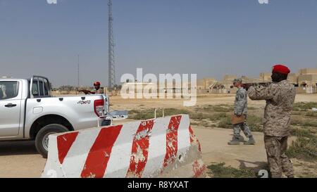 Qatar Traffic Police vehicle in Pearl Qatar road patrolling Stock Photo ...