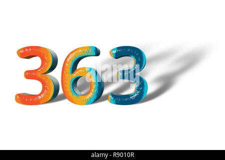 Number 363, three hundred sixty three, #363 address on wooden fence ...