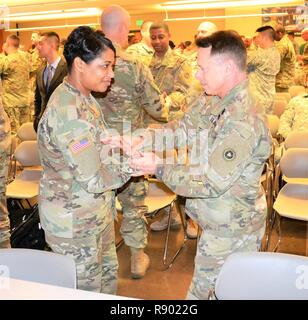 Col. Toni Glover, 650th Regional Support Group commanding officer, Sgt ...