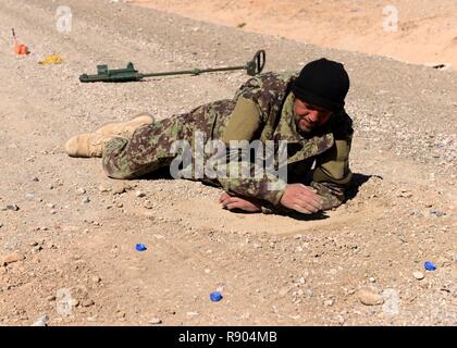 During counter-IED training at Forward Operating Base Tagab, Oct. 15 ...