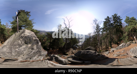360° view of Katerina's cross, Pantheon, Mala Skala, Czech Republic - Alamy
