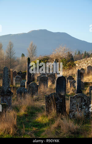 Saint Kessog's Graveyard, Callander, Trossachs, Stirlingshire, Scotland ...