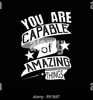 Do amazing things, vector. Motivational inspirational positive quotes ...