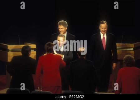 Oct. 19, 1992 - USA - # 16492.THE THIRD PRESIDENTIAL DEBATE: GEORGE ...