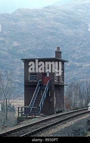 Lochailort railway station, West highland Line, Highlands, Scotland ...