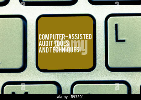 COMPUTER-ASSISTED AUDIT TOOLS AND TECHNIQUES Stock Photo - Alamy