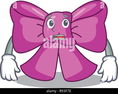 tie with the on mascot shape afraid Stock Vector Image & Art - Alamy