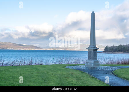 View of Holy Loch, Dunoon, Argyll & Bute, Scotland, UK. During World ...